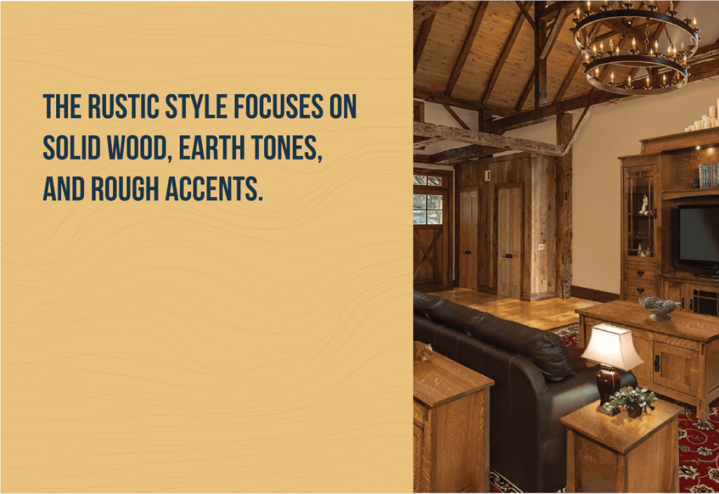 How To Style & Design With Rustic Furniture - The Amish Craftsman